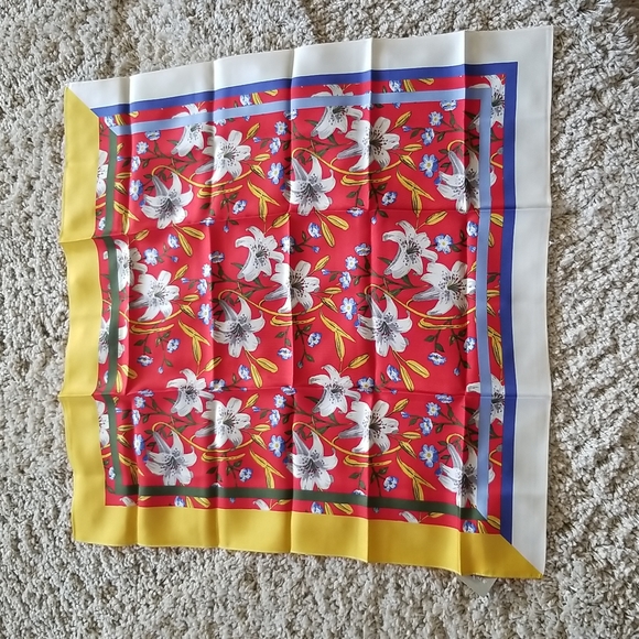 J. Crew | Accessories | Jcrew Silk Square Scarf Nwt | Poshmark